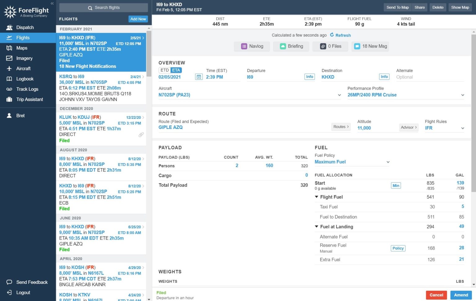Guide to filing an IFR flight plan in ForeFlight → flugservice-sachsen.de